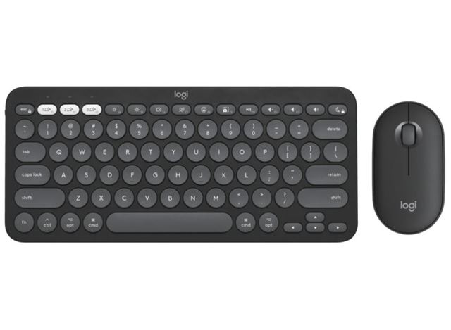 TAST + MIŠ LOGITECH Pebble 2 Combo Graphite US