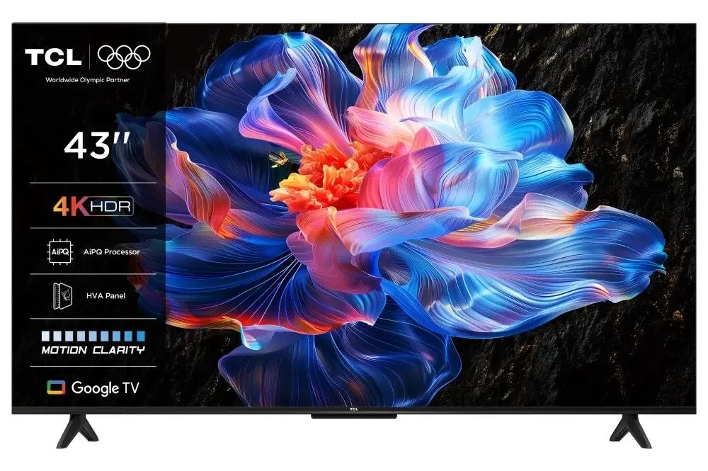 TCL 43V6C 43" 4K UHD D-LED Televizor Google TV