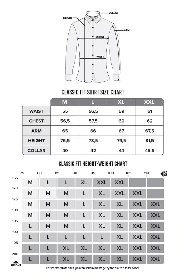 Classic Fit - Comfort Fit Košulja