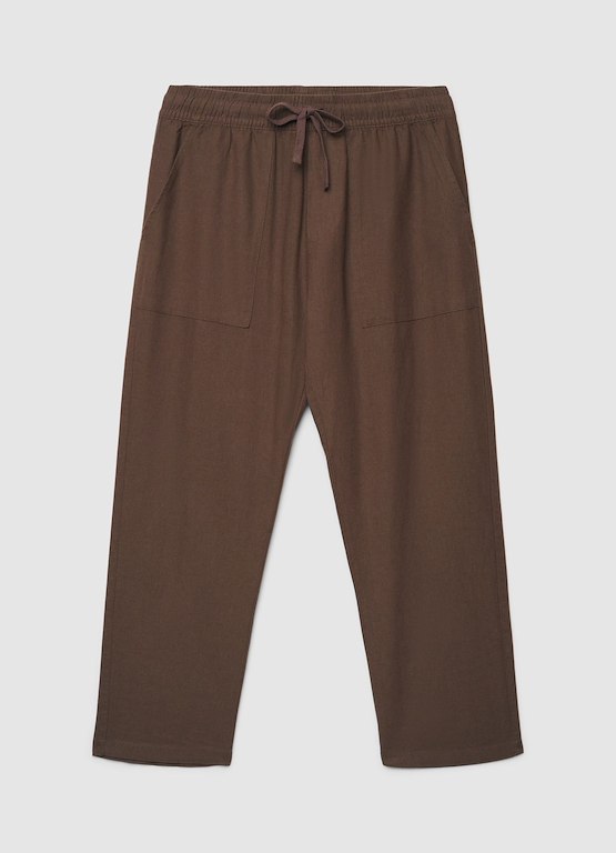 JOGGER PANTALONE OD MEŠAVINE LANA CAFFÈ