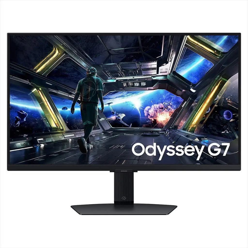SAMSUNG monitor 27" Samsung Odyssey G7 S27Dg702Eu, 144Hz, 4K Ultra HD 3840 X 2160, IPS, Dp, HDMI, USB, RJ45, VA 16:9, Pivot, zvučnici, crni