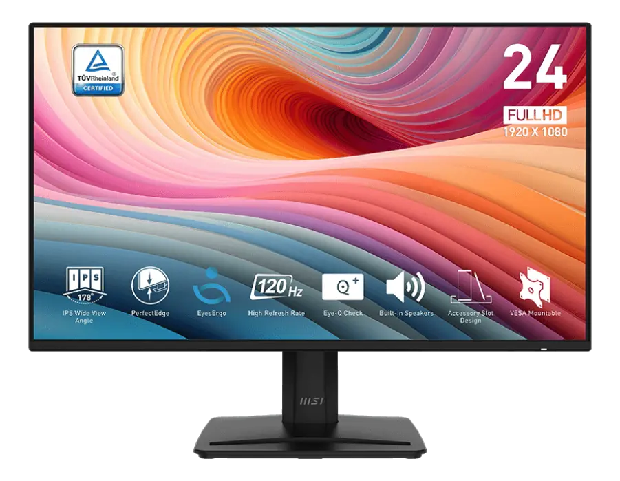 MSI Monitor Pro MP242A E2, 24", IPS, FHD, 120Hz, 1ms, HDMI, DP, VGA