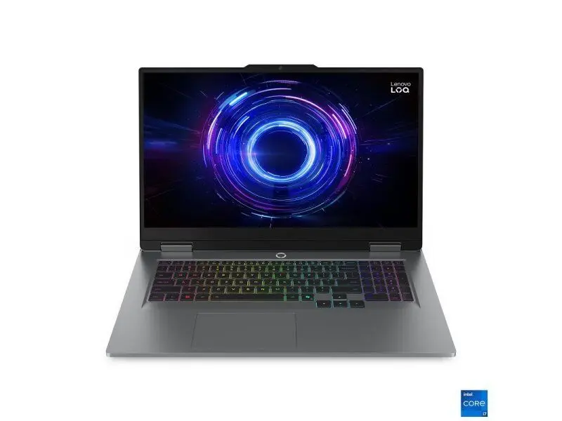 Lenovo Laptop LOQ 17IRX10 FHD IPS 165Hz, i7-13650HX, 32GB, 1TB SSD, RTX 5060 8GB, Sivi