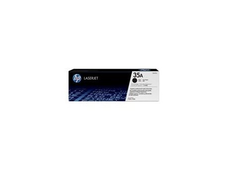 HP 35A Black Original LaserJet Toner Cartridge, CB435A