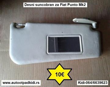 DESNI SUNCOBRAN ZA FIAT PUNTO MK2
 FIAT PUNTO MK2