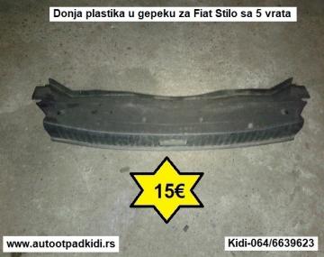 DONJA PLASTIKA U GEPEKU ZA FIAT STILO SA 5 VRATA
 FIAT STILO