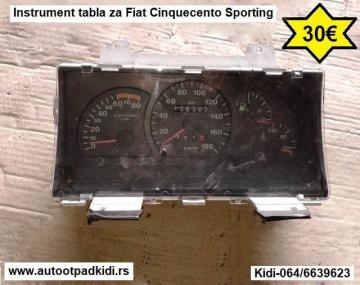 INSTRUMENT TABLA ZA FIAT CINQUECENTO SPORTING
 FIAT CINQUECENTO