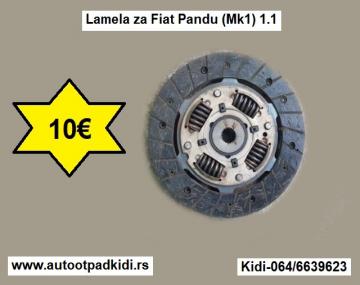 LAMELA ZA FIAT PANDU (MK1) 1.1
 FIAT PANDA MK1