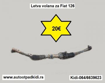 LETVA VOLANA ZA FIAT 126
 FIAT 126 (PEGLICA) OLDTAJMER