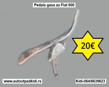 PEDALA GASA ZA FIAT 600
 FIAT 600 (FICA) OLDTAJMER