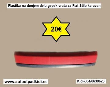 PLASTIKA NA DONJEM DELU GEPEK VRATA ZA FIAT STILO KARAVAN
 FIAT STILO