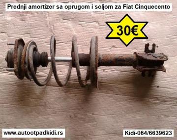PREDNJI AMORTIZER SA OPRUGOM I SOLJOM ZA FIAT CINQUECENTO
 FIAT CINQUECENTO