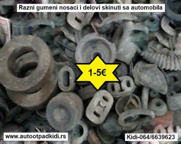RAZNI GUMENI NOSACI I DELOVI SKINUTI SA AUTOMOBILA
 FIAT 4 HP (PRVI FIATOV AUTOMOBIL)