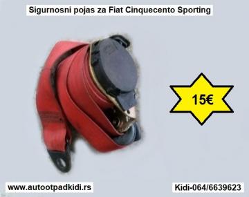 SIGURNOSNI POJAS ZA FIAT CINQUECENTO SPORTING
 FIAT CINQUECENTO