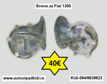 SIRENE ZA FIAT 1300
 FIAT 1300/1500 (MILETRECENTO) TRISTAC (OLDTAJMER)