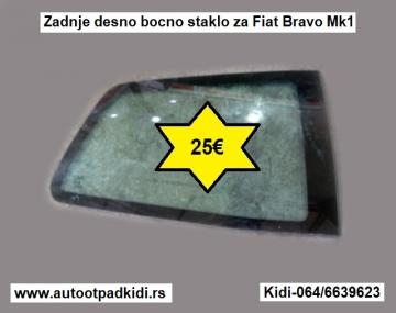 ZADNJE DESNO BOCNO STAKLO ZA FIAT BRAVO MK1
 FIAT BRAVO MK1