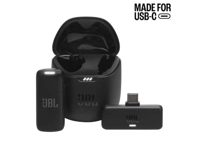 JBL Mikrofon Quantum Stream JBLSTRMWLUSBCBLK, 100 dB, Wireless, USB-C, Crni