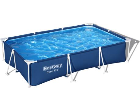 BESTWAY Bazen sa metalnim okvirom i filter pumpom 300x201x66cm Steel Pro