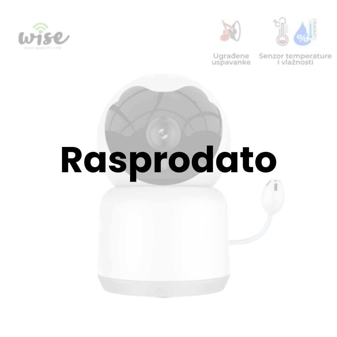 WISE pametna kamera za bebe sa merenjem temperature i vlažnosti, WSHK46