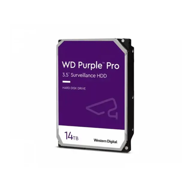 Western Digital Hard disk 14TB, 3.5" SATA III, 512MB, 7200rpm WD142PURP Purple Pro