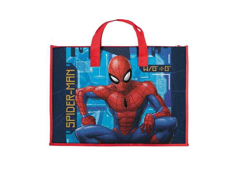 Torba za blok 2 Spiderman blue