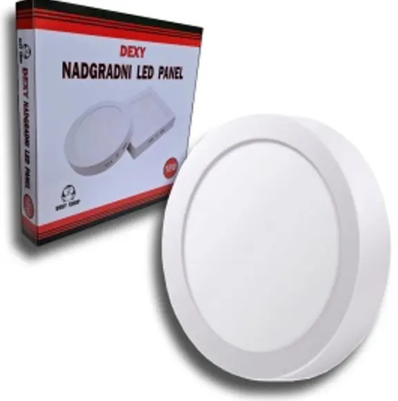 Dexy Shop Nadgradni led panel okrugli, 18W, 3000K