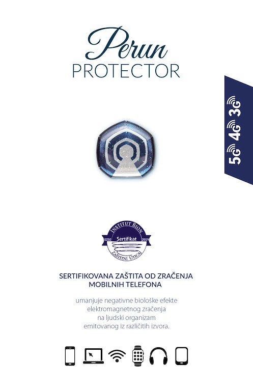 Perun PROTECT Zaštita od zračenja mobilnih telefona Protector, Plava