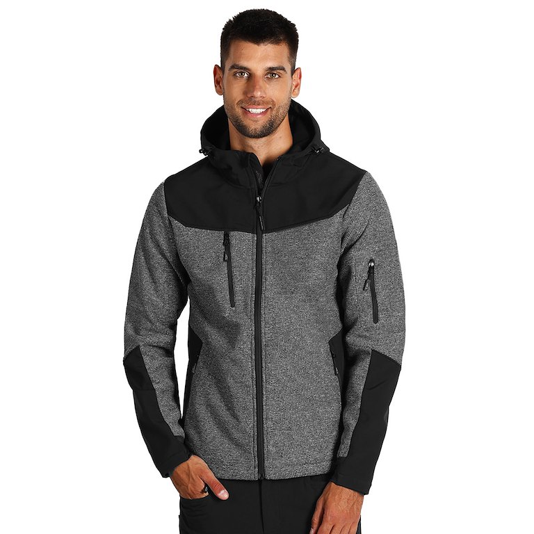 subdirectory_arrow_left PANTHER GREY JACKET Softshell jakna sa kapuljačom