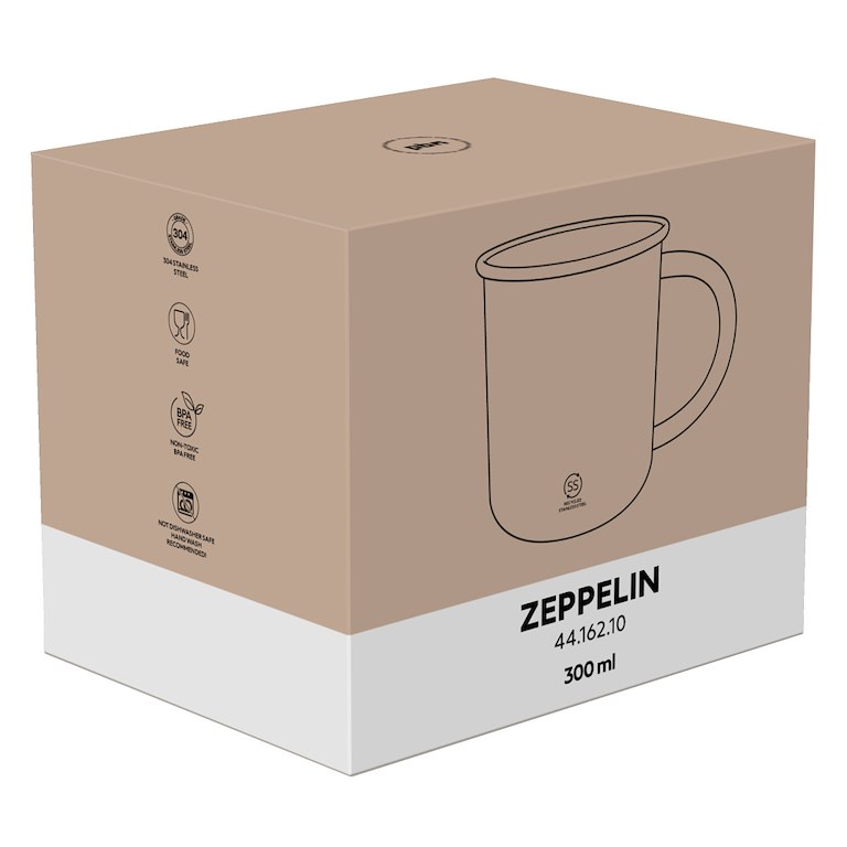 subdirectory_arrow_left ZEPPELIN Metalna šolja, 400 ml