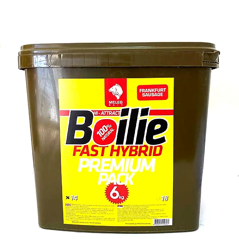 Meleg Bait FAST HYBRID BOILIE PREMIUM PACK 6kg PINEAPPLE