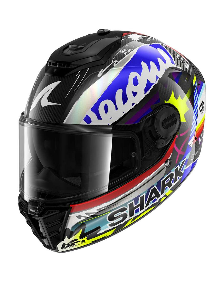 Shark kaciga Spartan RS Carbon Streetrush DBU plava