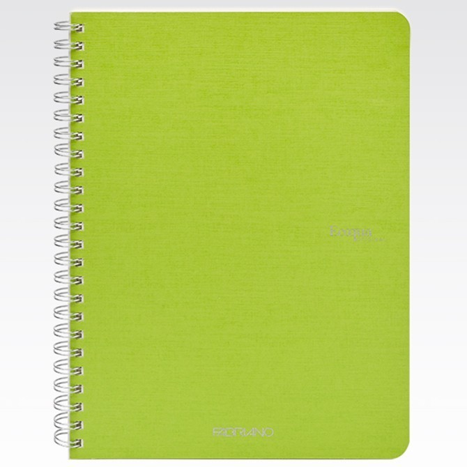 Sveska spirala A5 linije 70L 90g EcoQua Fabriano 19148207 limeta zelena (lime)