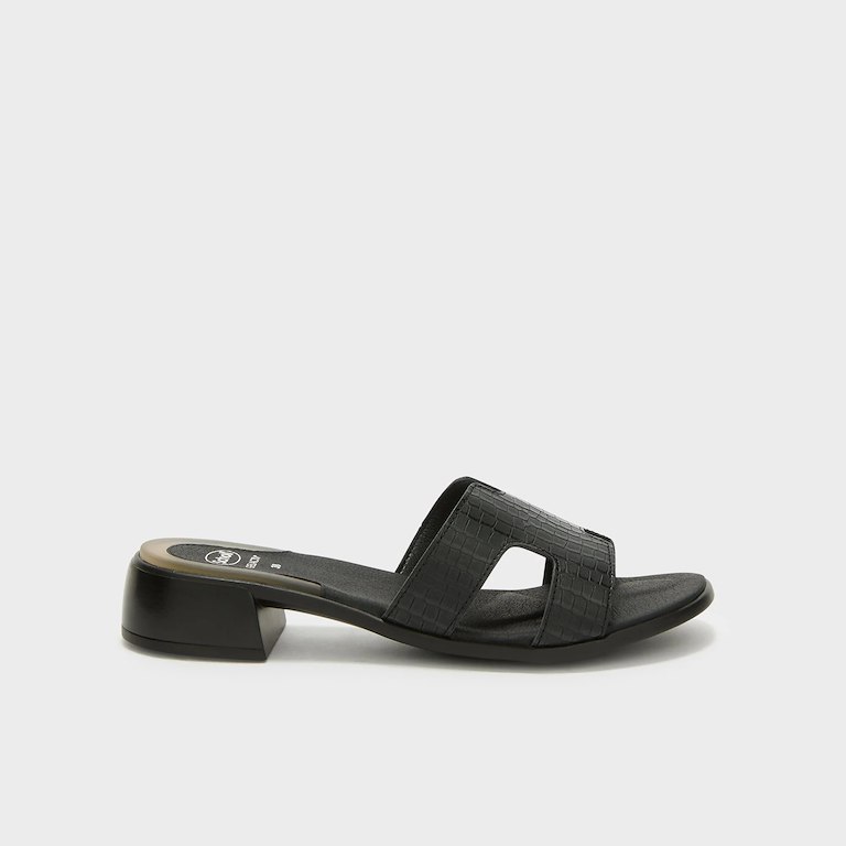 Scholl ženske papuče Pantelleria croco-black