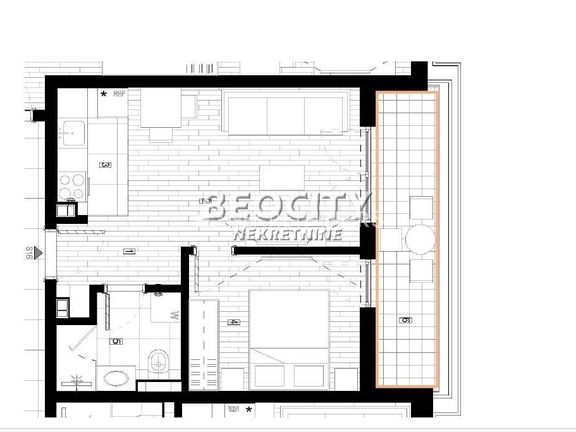Surčin, Radiofar, Autoput za Zagreb, 1.5, 42m2, 77700EUR