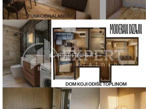 Na prodaju dvoiposoban stan u kući na Panteleju, 60m2