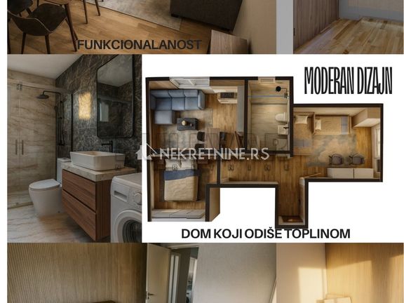 Na prodaju dvoiposoban stan u kući na Panteleju, 60m2