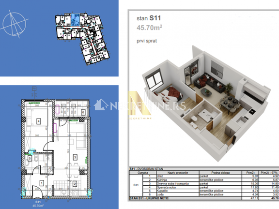Salajka - direktna prodaja od investitora - cena sa PDV-om