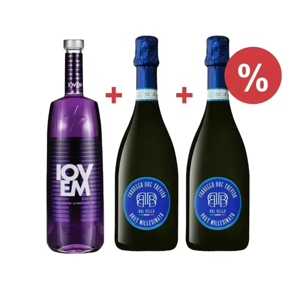 Uživajte uz ljubičasti IOVEM spritzer: IOVEM + 2 x Dal Bello Prosecco