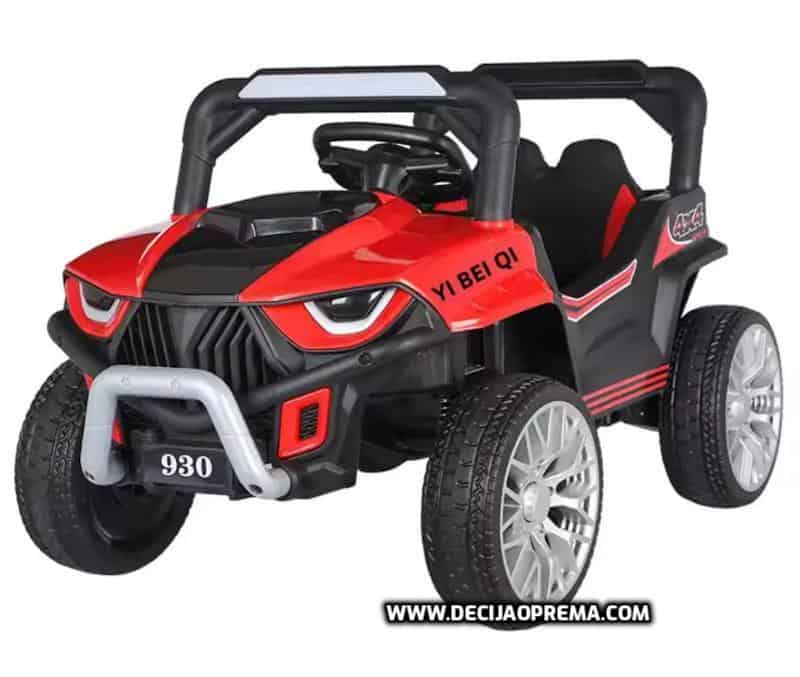Auto 2215 UTV X8n na akumulator za decu Crveni