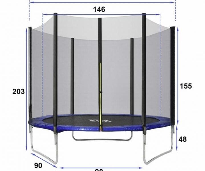 TRAMBOLINA 183cm i DELOVI
