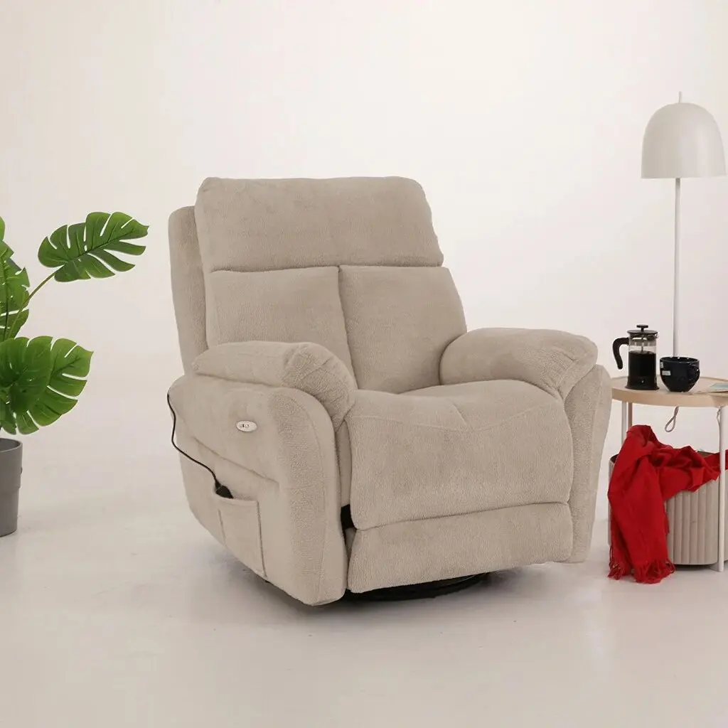 Atelier del Sofa Električna fotelja Comfera Electric, 90 x 100 x 95 cm, Krem