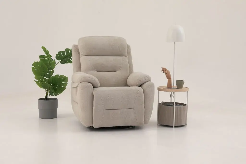 Atelier del Sofa Električna fotelja Comfort Manuel, 90 x 75 x 105 cm, Krem