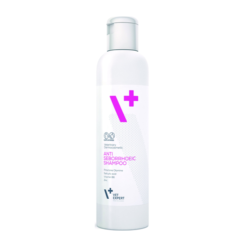 VetExpert Antiseborrhoeic Shampoo 250ml – podrška koži sklonoj seboreji i peruti