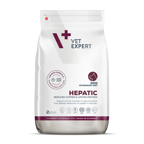 VetExpert Hepatic Dry za pse 2kg – dijetetska podrška funkciji jetre