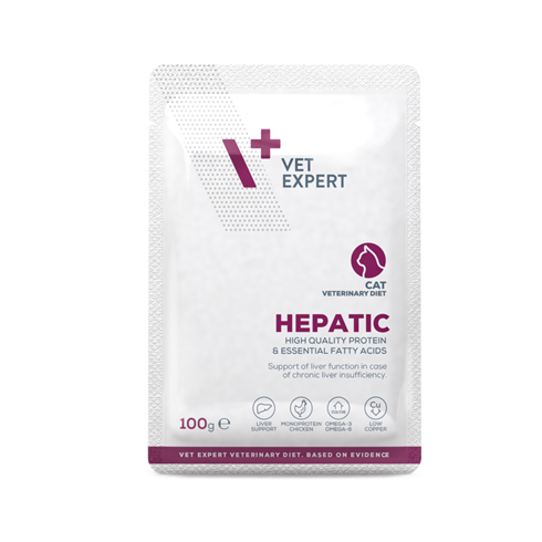 VetExpert Hepatic Chicken sosić za mačke 100g – podrška zdravlju jetre