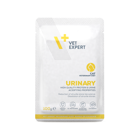VetExpert Urinary Beef&Turkey sosić za mačke 100g – podrška zdravlju urinarnog trakta