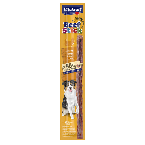 VITAKRAFT POSLASTICA ZA PSE BEEFSTICK SA ĆURETINOM 1KOM 12G