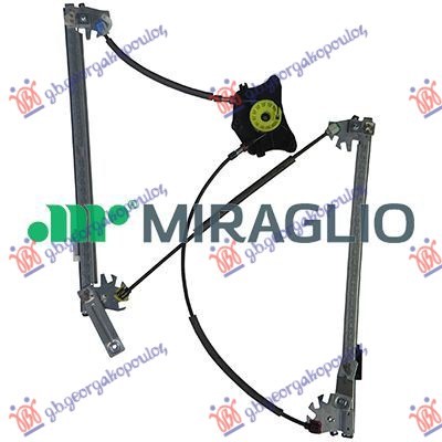 PODIZAC PREDPROZ ELEK BEZ MOT (A KV) Leva str. SKODA SUPERB 2019-2024 (3V3/3V5) (OEM: 3V0837461, 3V0837461A)