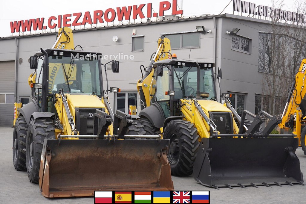 New Holland B 115 C backhoe loader / 1000 MTH ! / 2021 / 2 units bager-utovarivač