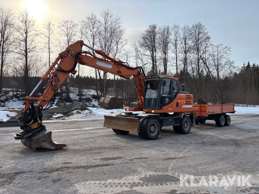 Prodaje se Doosan DX160W-3 mini bager na aukciji
